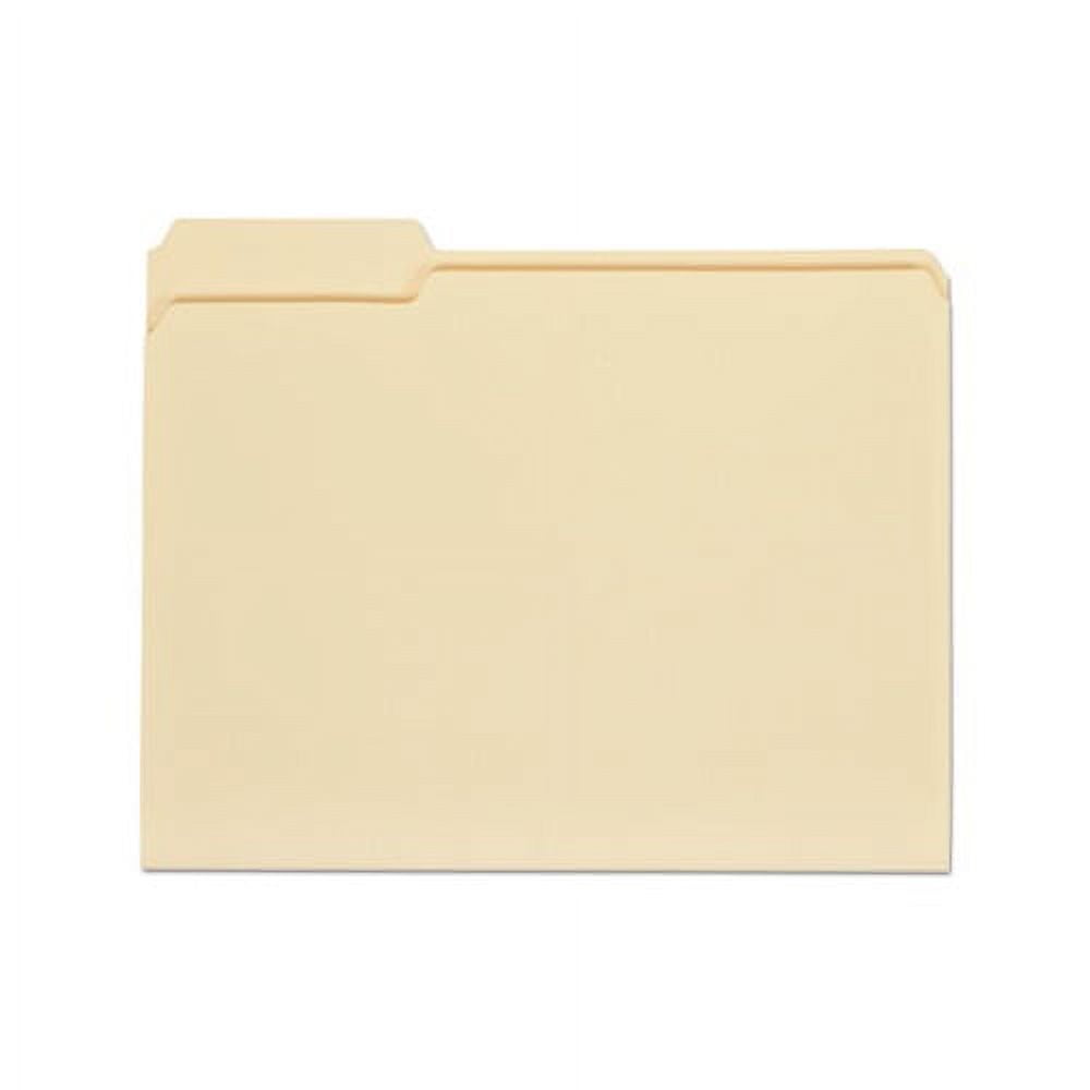 Top Tab Manila File Folders 1/3-Cut Tabs, Assorted Positions, Letter ...