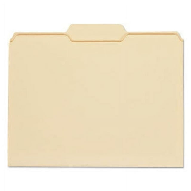 Top Tab Manila File Folders, 1/3-Cut Tabs, Center Position, Letter Size ...