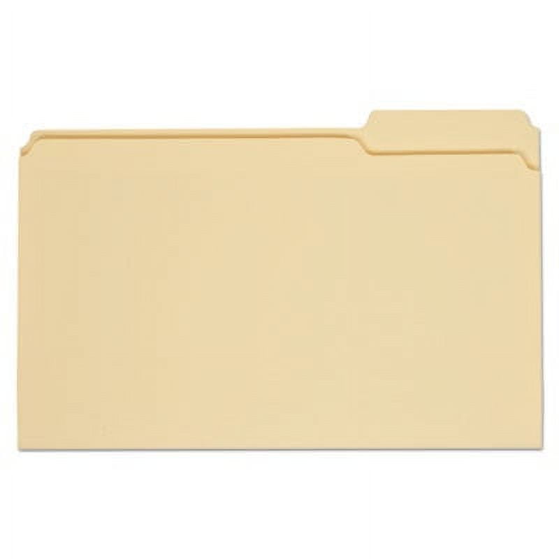 Top Tab Manila File Folders, 1/3-Cut Tabs, Right Position, Legal Size ...