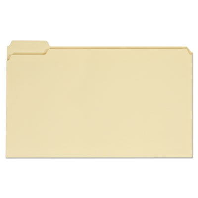 Top Tab Manila File Folders, 1/5-Cut Tabs, Assorted Positions, Legal ...