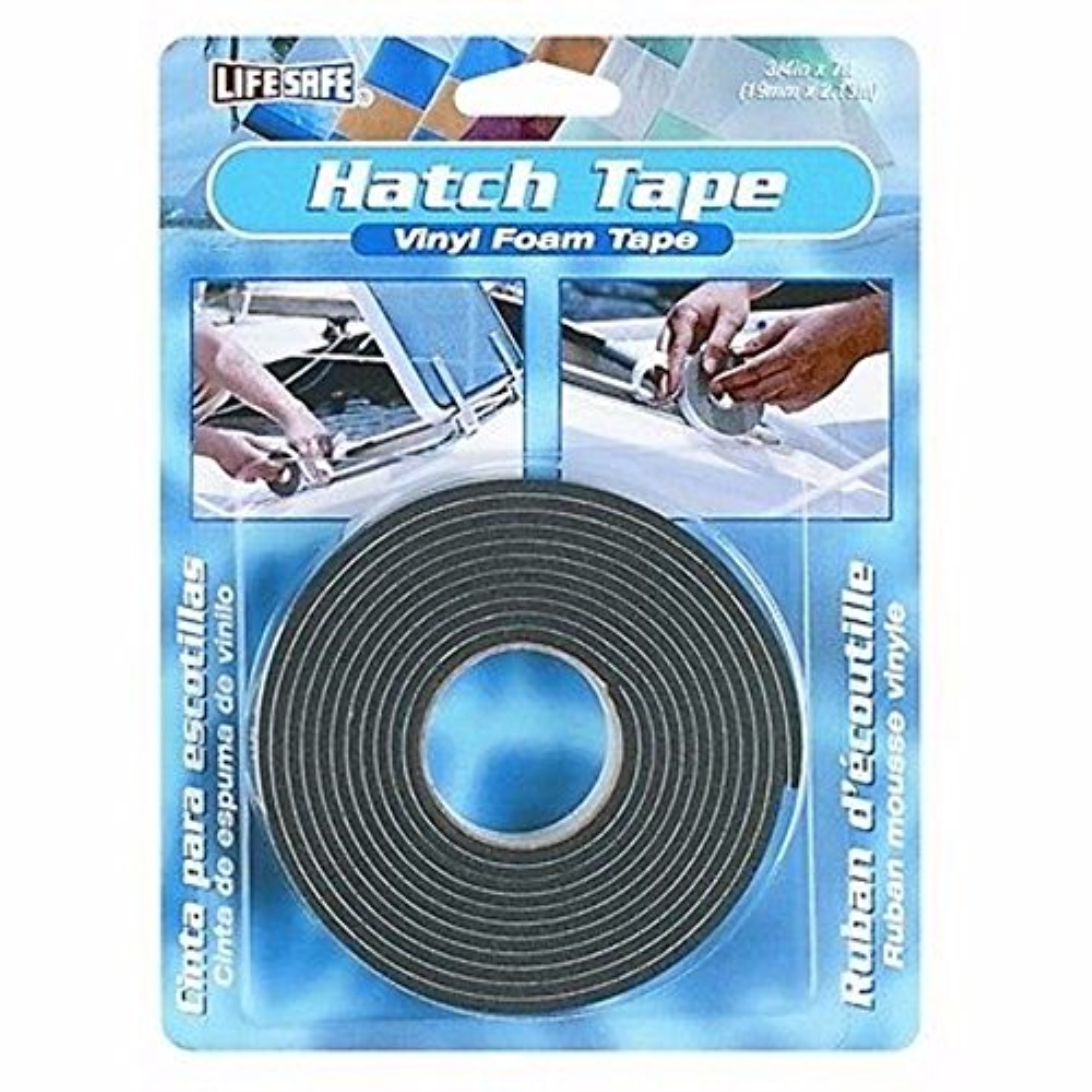 New Vinyl Foam Hatch Tape incom Re3870 1/8" x 3/4" x 7' - Walmart.com