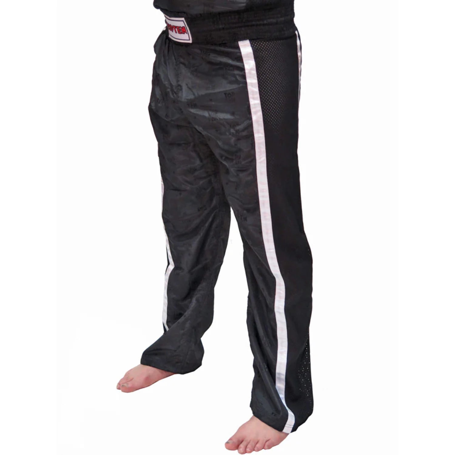 Top Ten Kickboxing Pants black/white, 1610-91-GD - Walmart.com