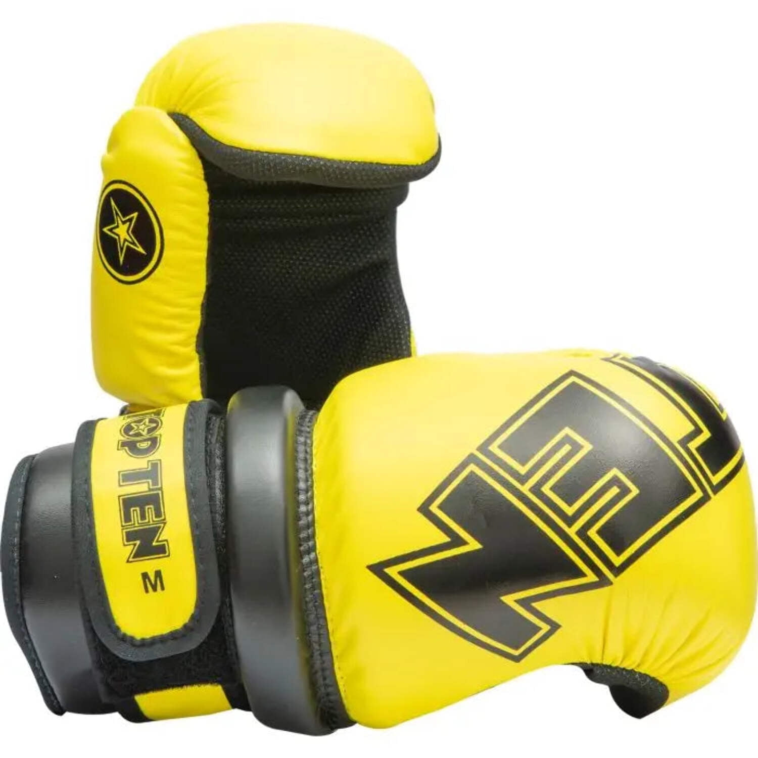Top Ten Open-Hand Gloves, yellow/black - Walmart.com