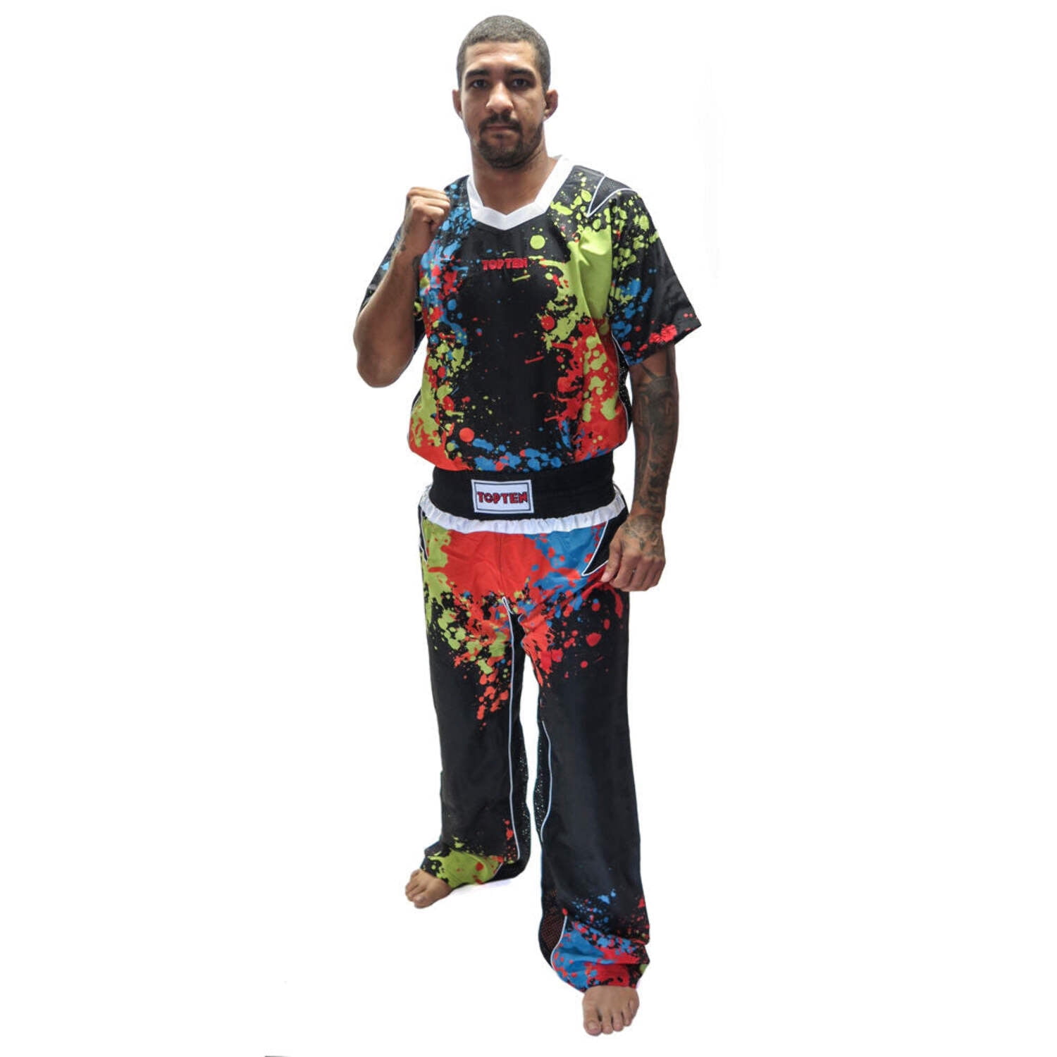 Top Ten SPLASH Energy Fighter uniform - black/red/yellow, 1682-BCE ...