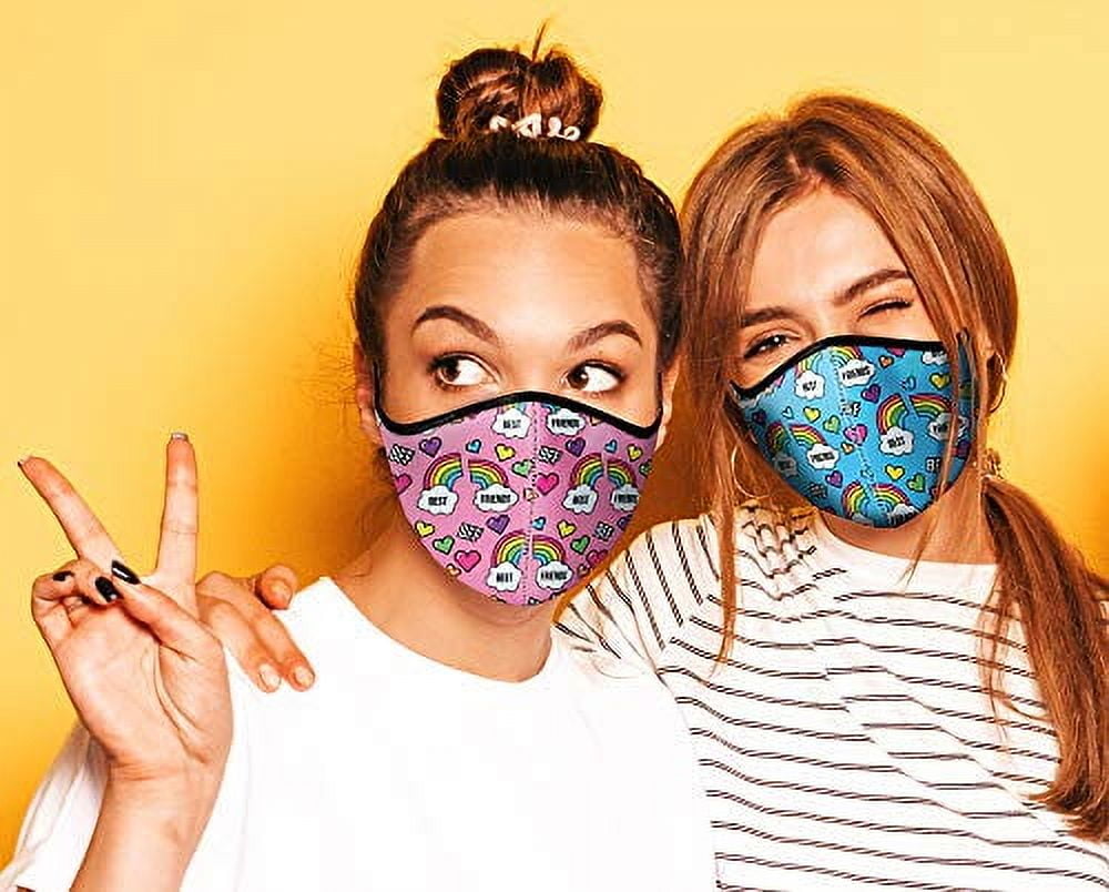 Top Trenz Reusable Face Mask Made with Stretch Cloth for Everyday Use - Indoor/Outdoor Face ...