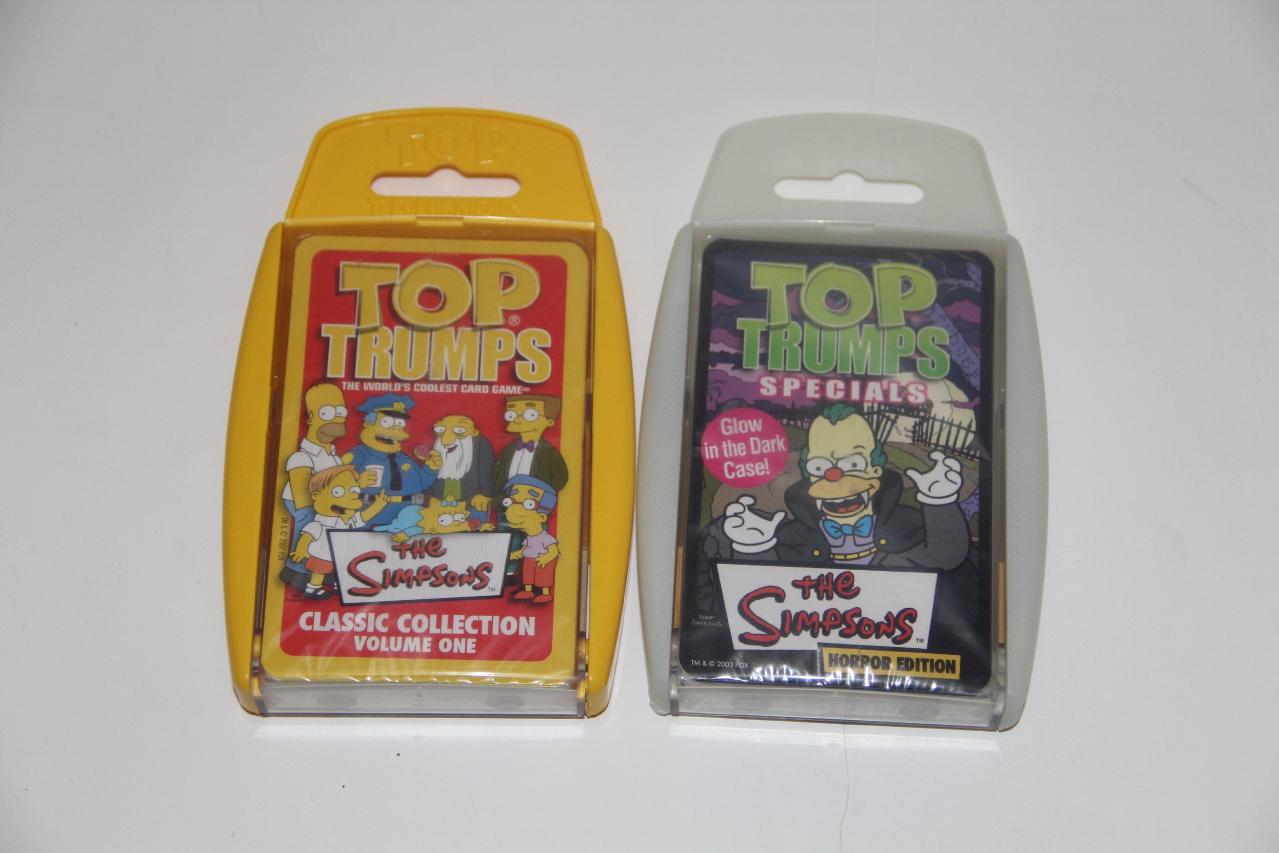Top Trumps Card Game - Simpsons 2 Pack - Volume 1 and Simsons Horror ...