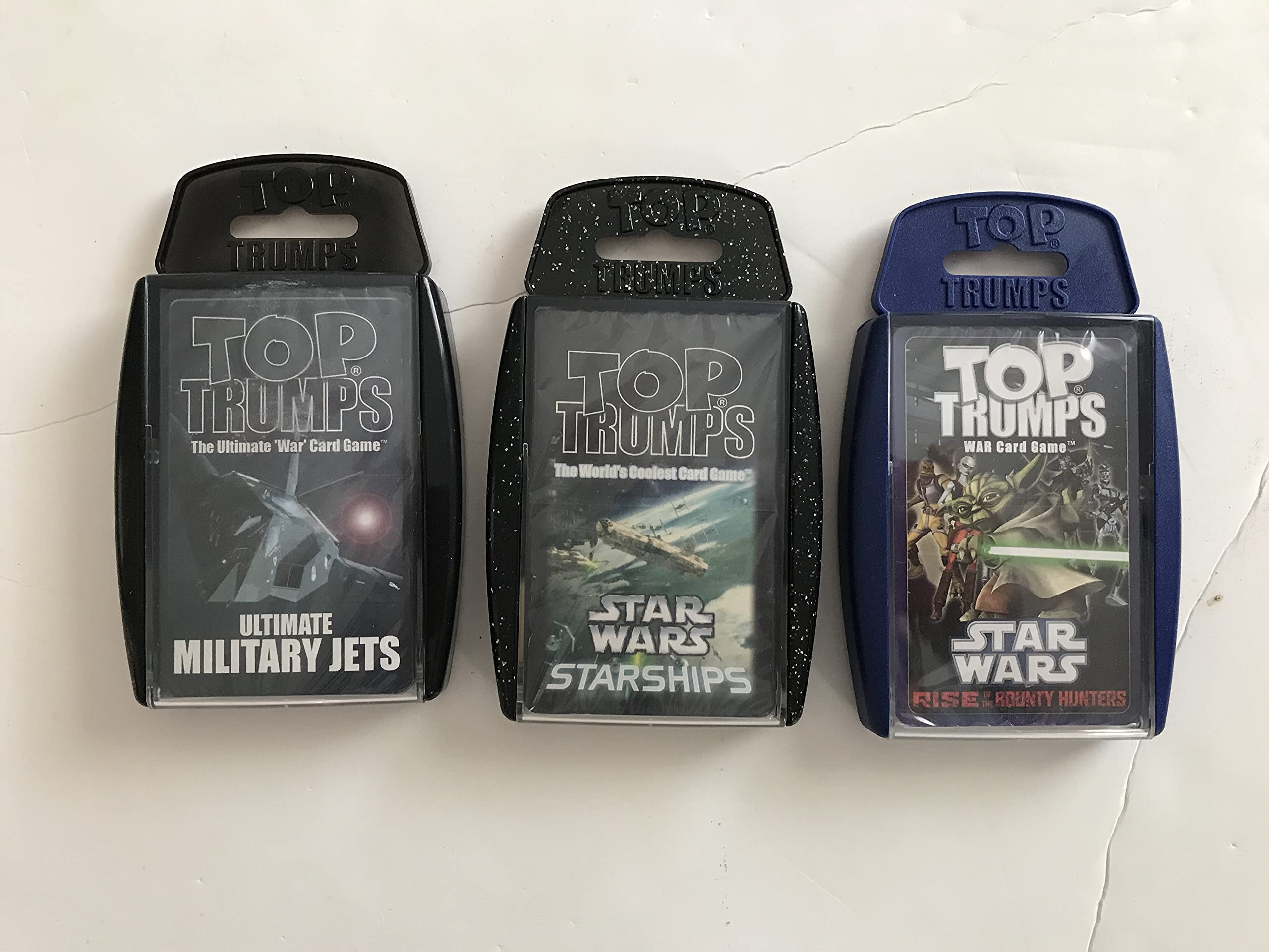 Top Trumps Card Game -Star Wars - 3 Pack - Starship, Clone Wars, Military Jets - Walmart.com