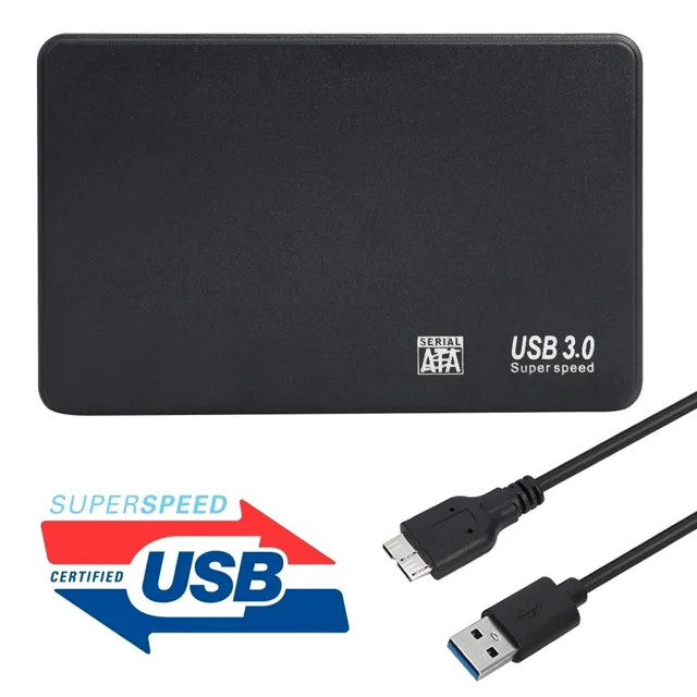 Top USB3.1 Hard Drive Case 2.5in HDD Enclosure with USB3.0 To Type-C ...