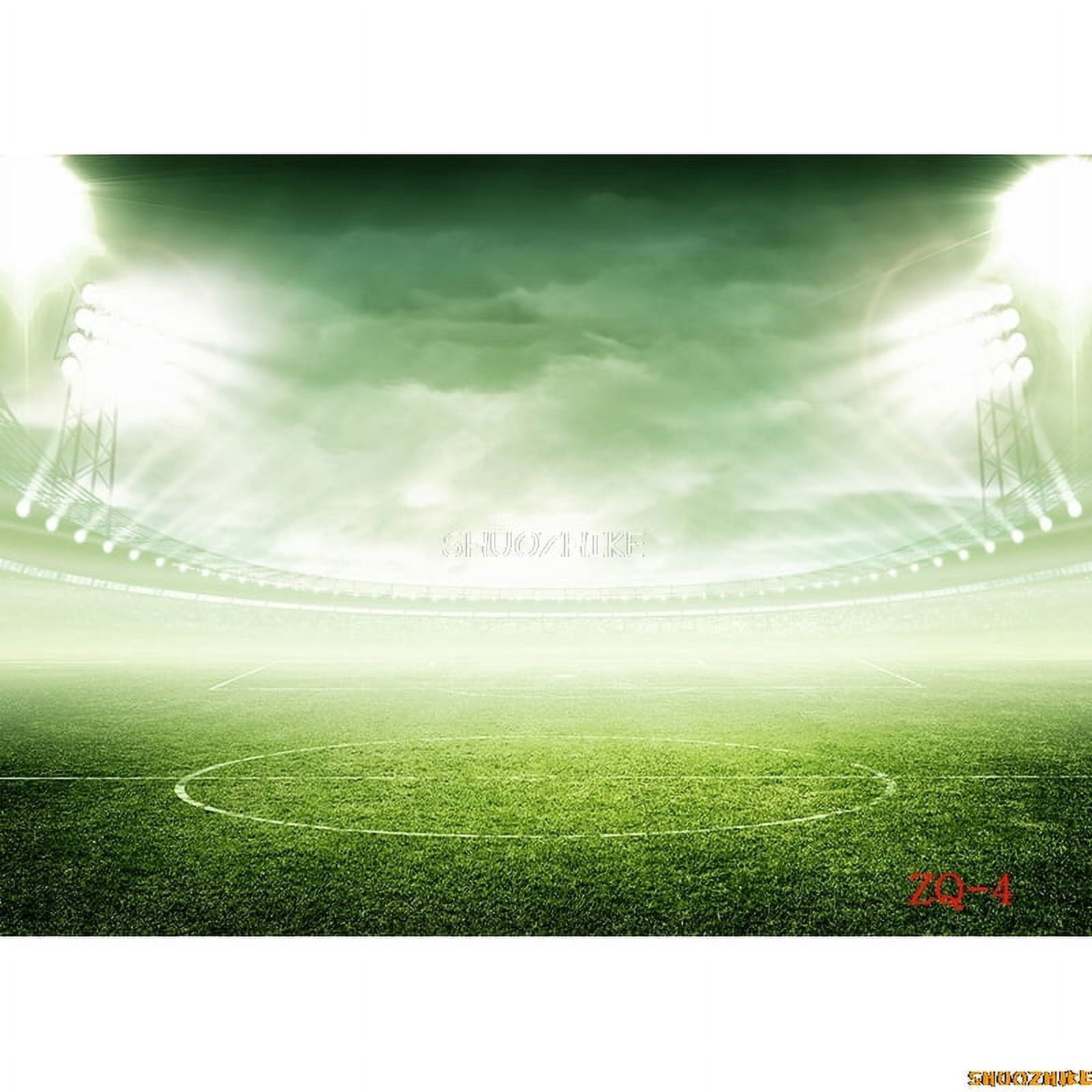 Top View Of Football Field With White Lines And Grass Photography ...