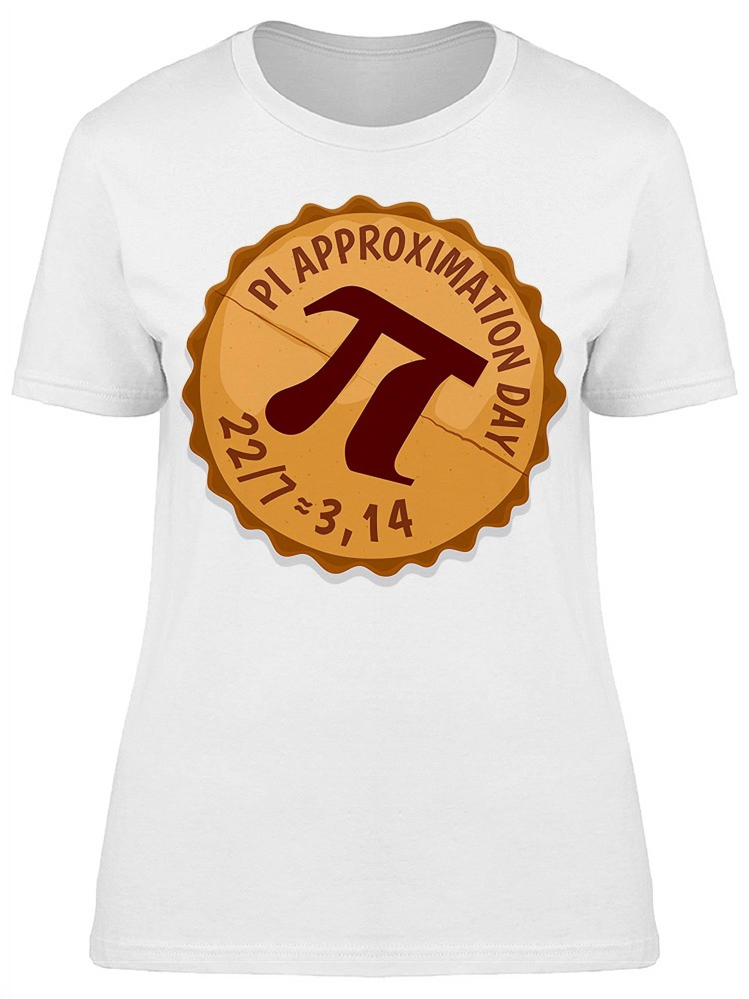 Top View Pie Pi Symbol 3.14 T-Shirt Women -Image by Shutterstock ...