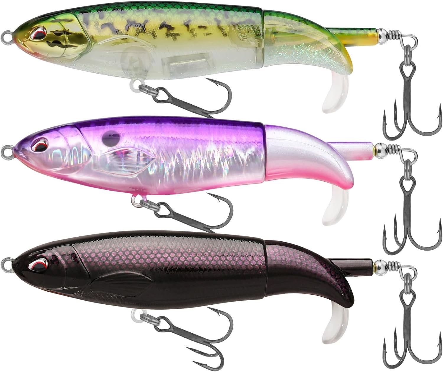 Top Water Fishing Lures with BKK Hooks, Easy Catch Plopper Lure for ...