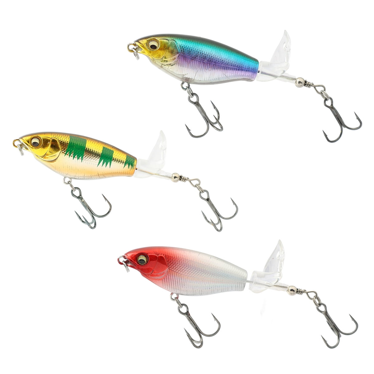 Top Water Fishing Lures , Multifunction Plopper Fishing Lures for Bass ...