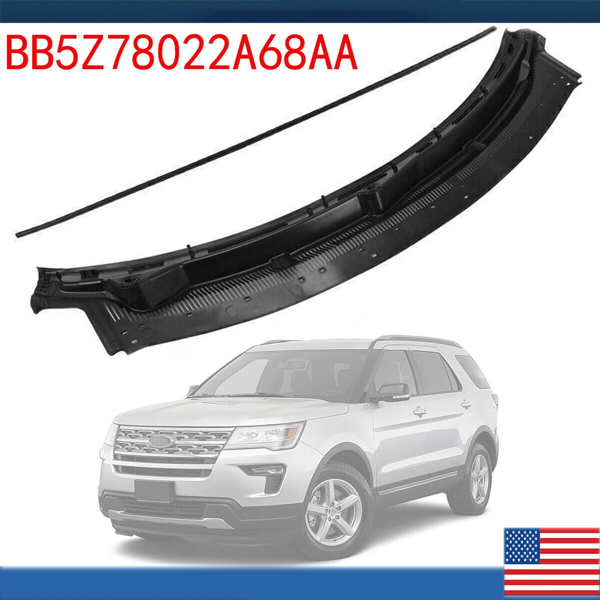 Top Windshield Cowl Grille For Ford Explorer 2011-2019 BB5Z78022A68AA ...
