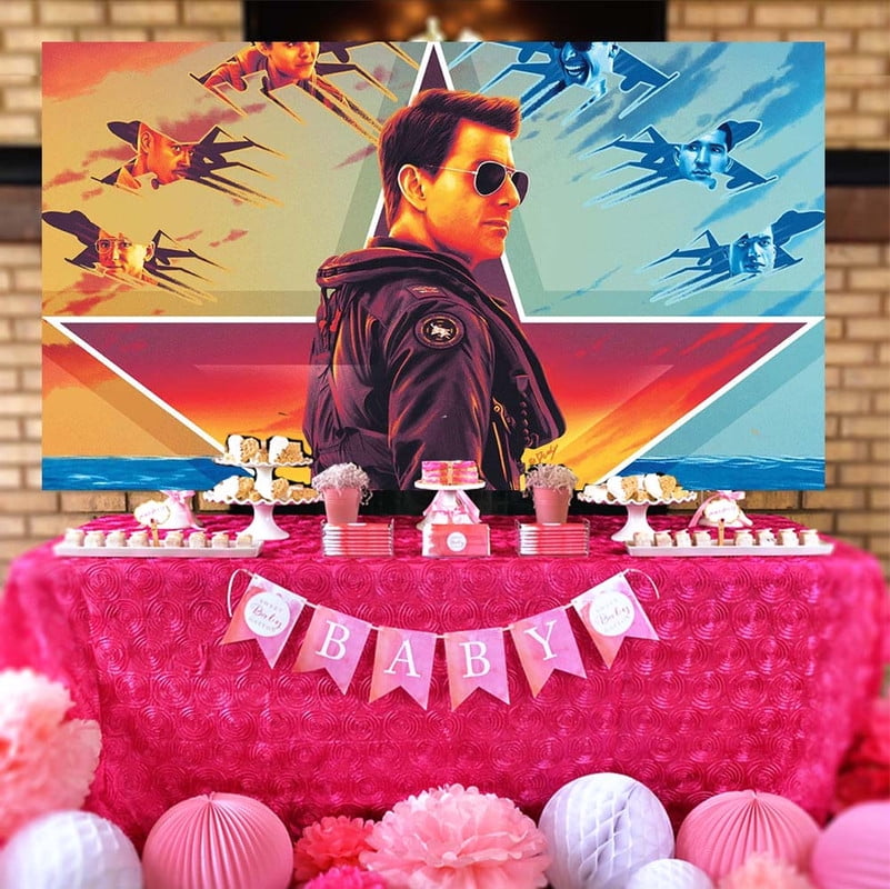 Top gun Backdrop Banner Party Supplies Poster Movie Theme Background ...