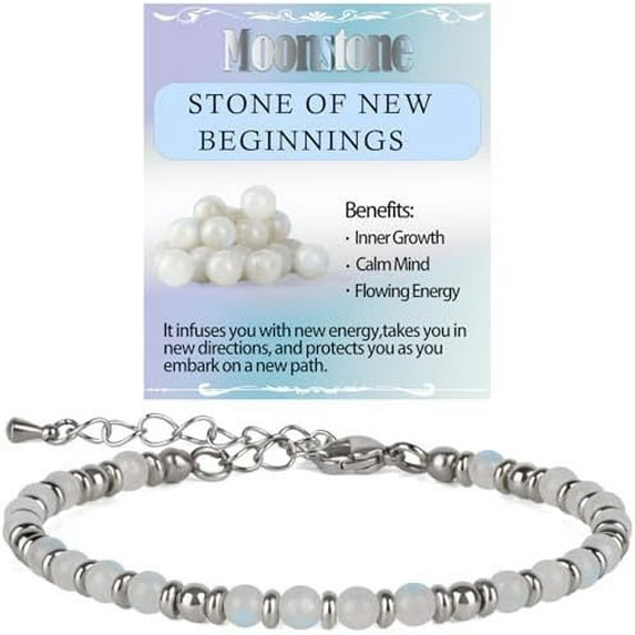 Top-kevin Beaded Bracelets for Women Energy Gemstone Charm Jewelry ...