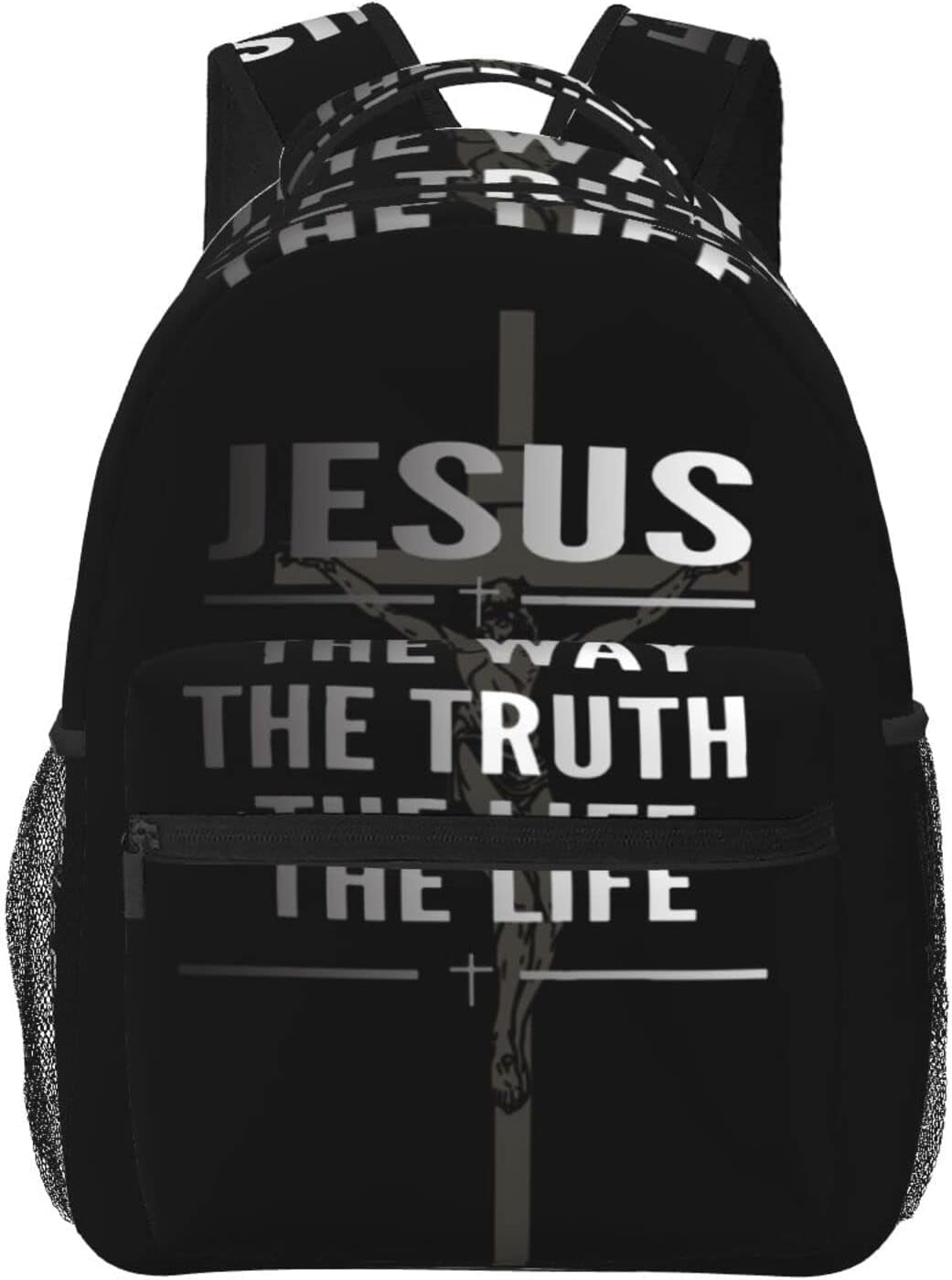 Top-kevin Bible Verse Backpack Christian Laptop Backpack Jesus Cross ...
