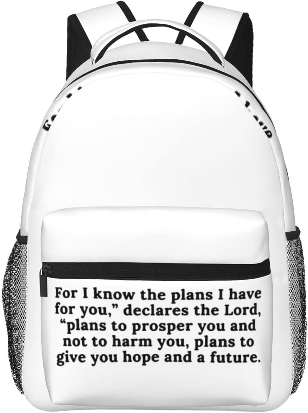 Top-kevin Bible Verse Backpack Christian Laptop Backpack Jesus Cross ...