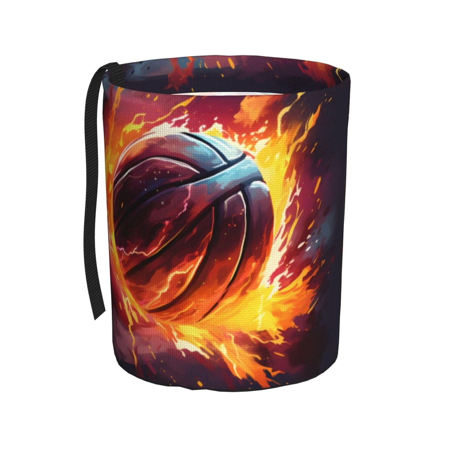 Top-kevin Car Trash Can Colorful Soccer Ball Art Small Car Trash Bin ...