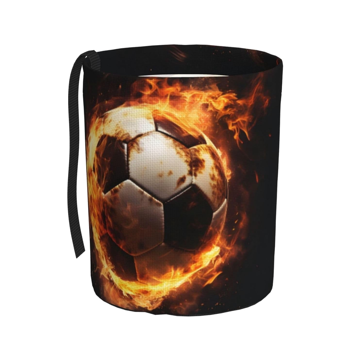 Top-kevin Car Trash Can Colorful Soccer Ball Art Small Car Trash Bin ...
