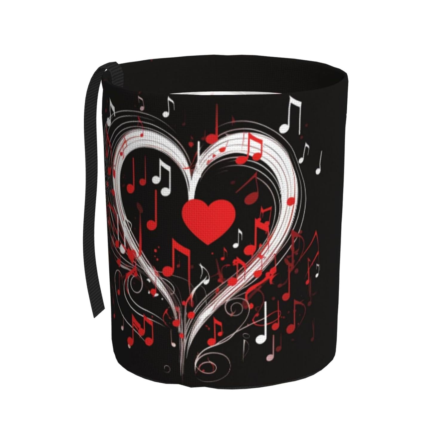 Top-kevin Car Trash Can Music Note Love Heart Art Painting Small Car ...