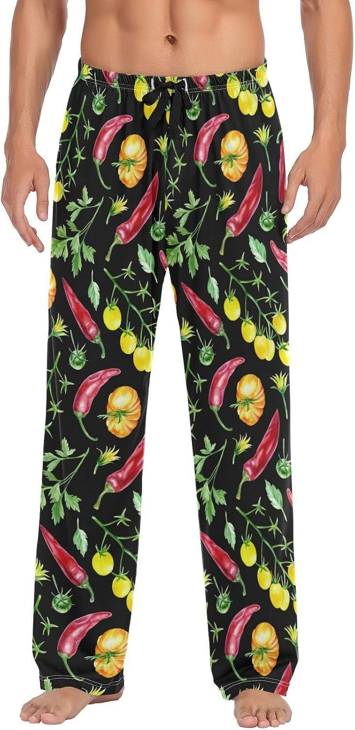 Top-kevin Chill Pumpkin Pajama Pants Cute Robotic Men's Pajama Bottoms ...