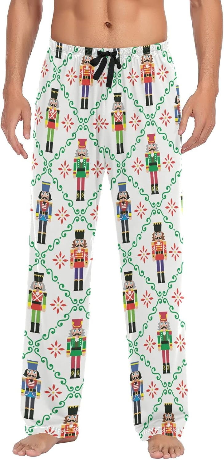 Top-kevin Christmas Soldier Pajama Pants Mens Lounge Pants Straight-Fit ...