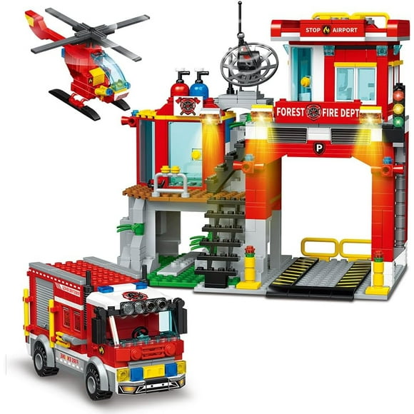Fire Station Building Blocks