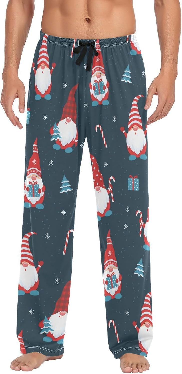 Top-kevin Cute Brown Capybaras Pajama Pants Blue Water Men's Pajama ...