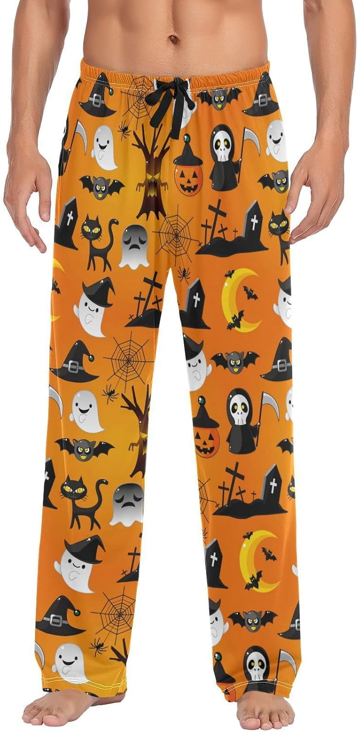 Top-kevin Cute Brown Capybaras Pajama Pants Blue Water Men's Pajama ...