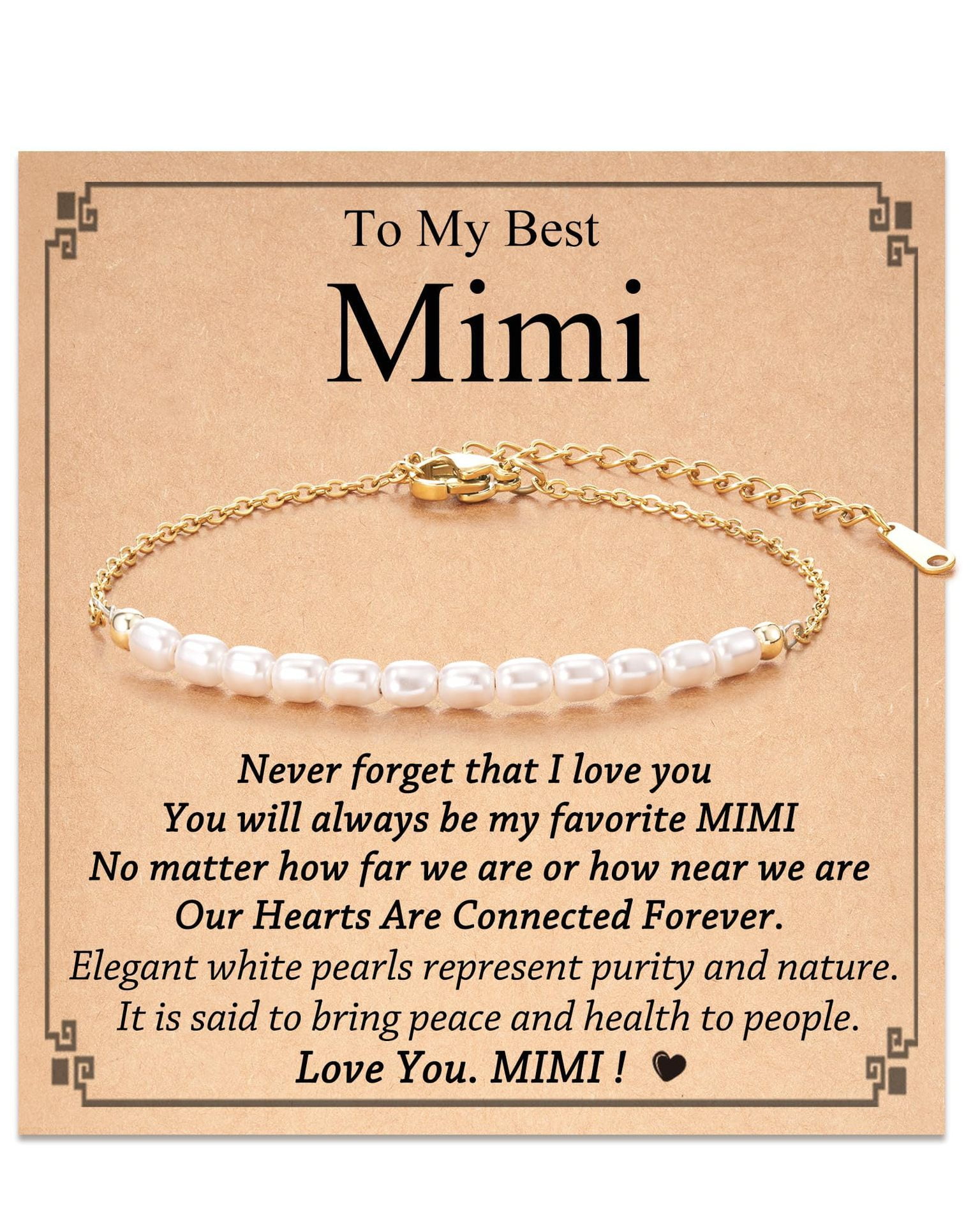 Top-kevin Dainty Gold Bracelets for Women 18K Gold Plated Freshwater ...