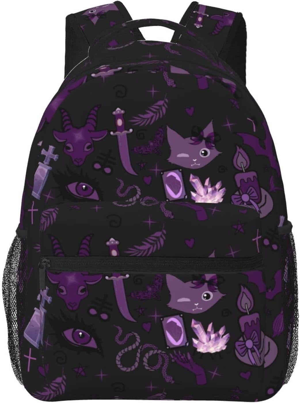 Top-kevin Gothic Bat Backpack Cute Laptop Backpack Gothic Tablet Travel Picnic Travel Bag Funny ...