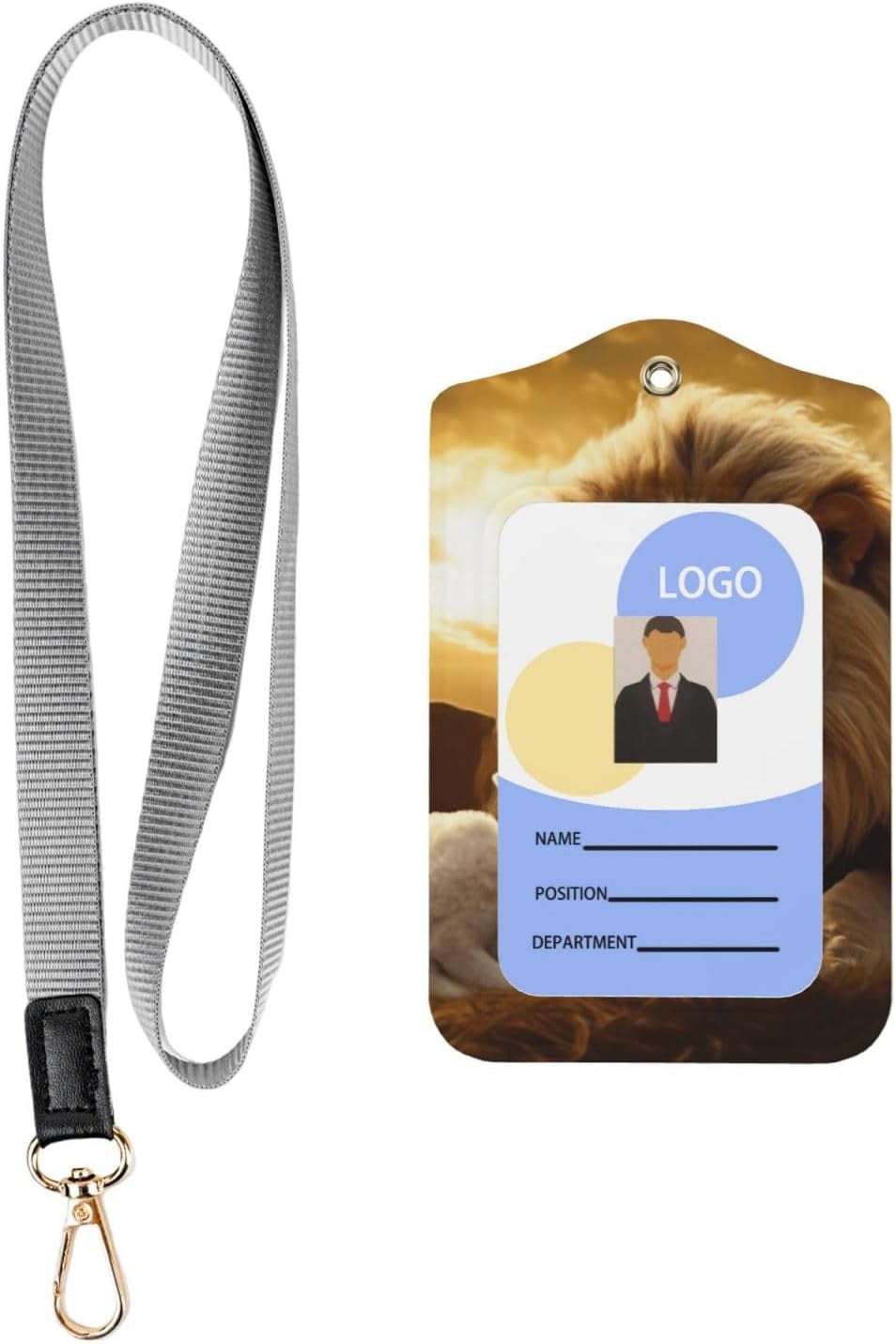 Top-kevin Guitar Musical Instruments Card Badge Leather Holder Id Badge ...