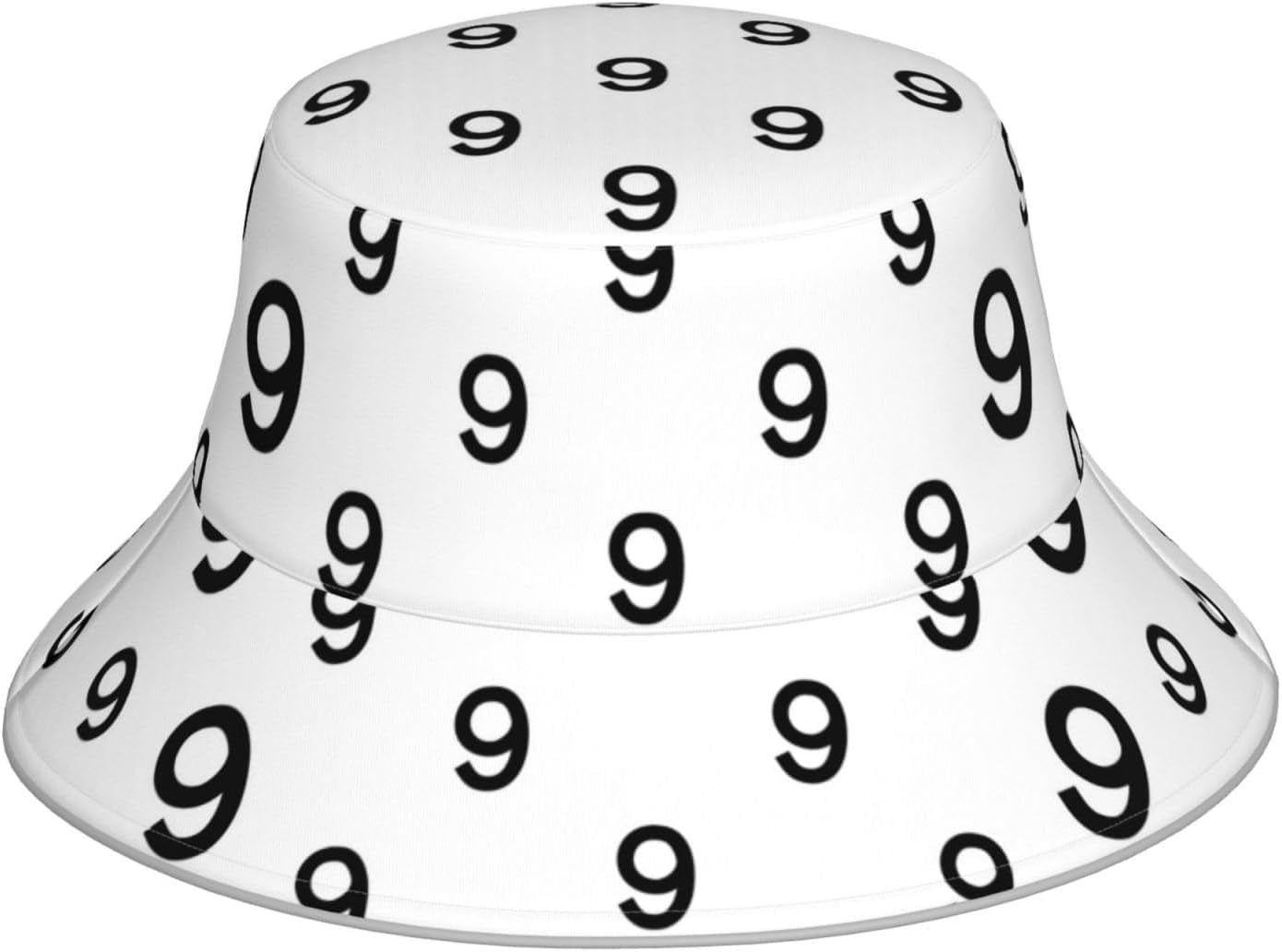 Top-kevin Math Number 9 Cool Print Bucket Hats for Men Woman-Reversible Golf Mens Womens Bucket ...