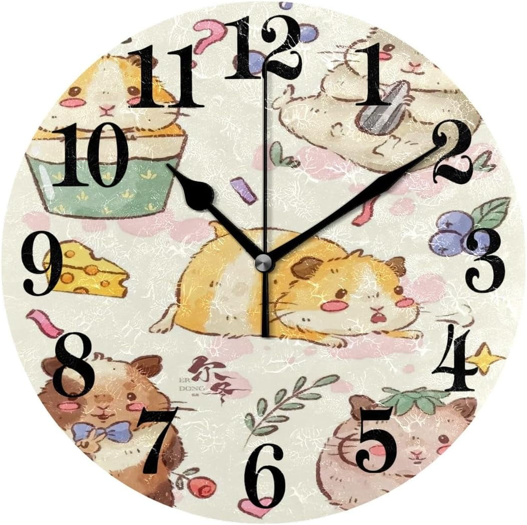 Top-kevin Modern Small Wall Clock Decorative Artistic Timepiece ...