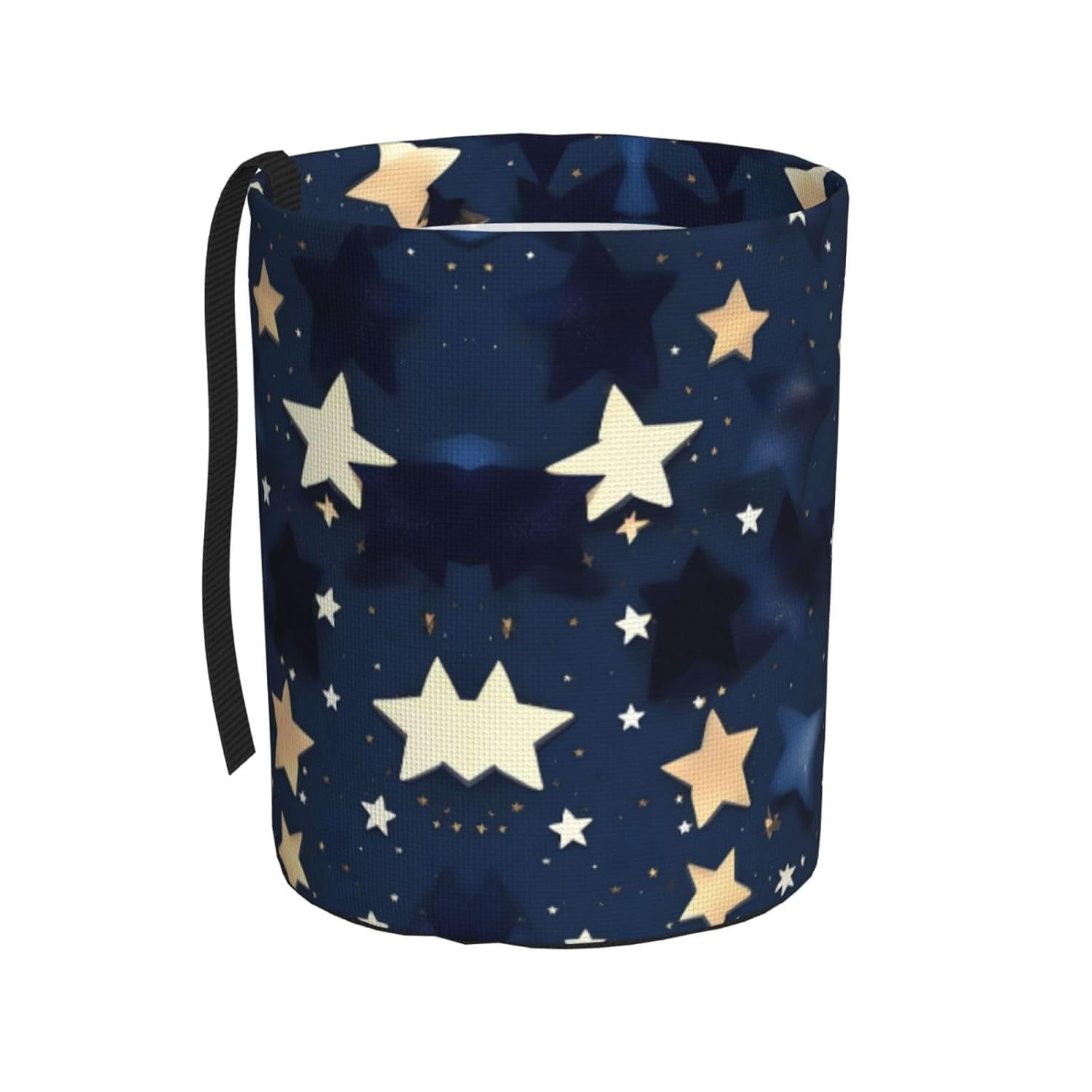 Top-kevin Navy Blue Sky and Stars Print Car Trash Can,Waterproof ...