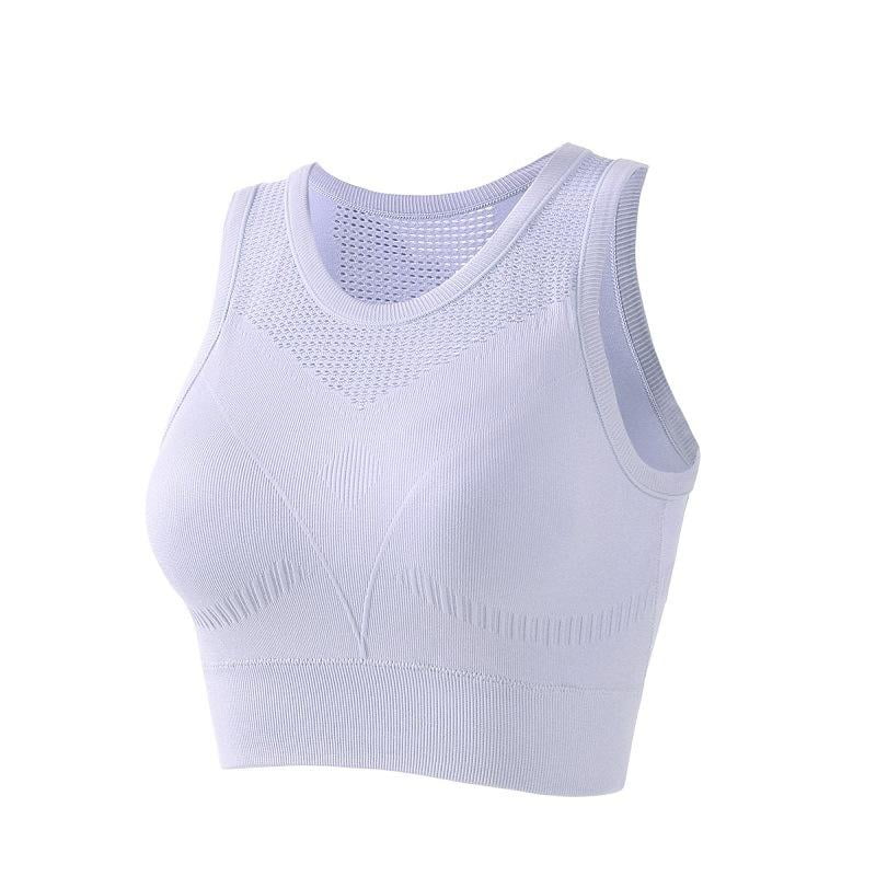 Top-kevin RUNNING Sports Bras for Women High Support,Seamless Ribbed ...