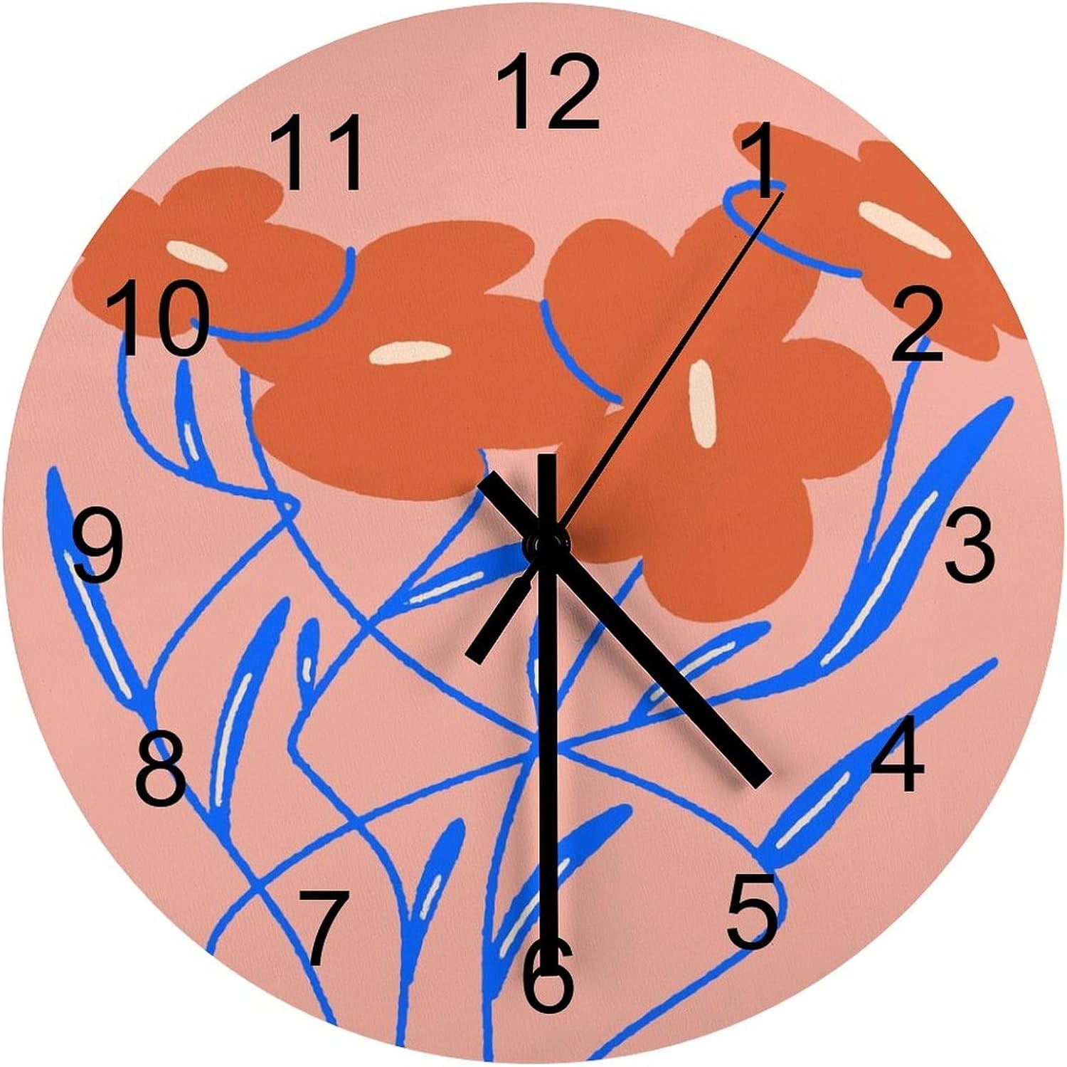 Top-kevin Wooden Clock Elegant Timepiece with Minimalist Design for ...