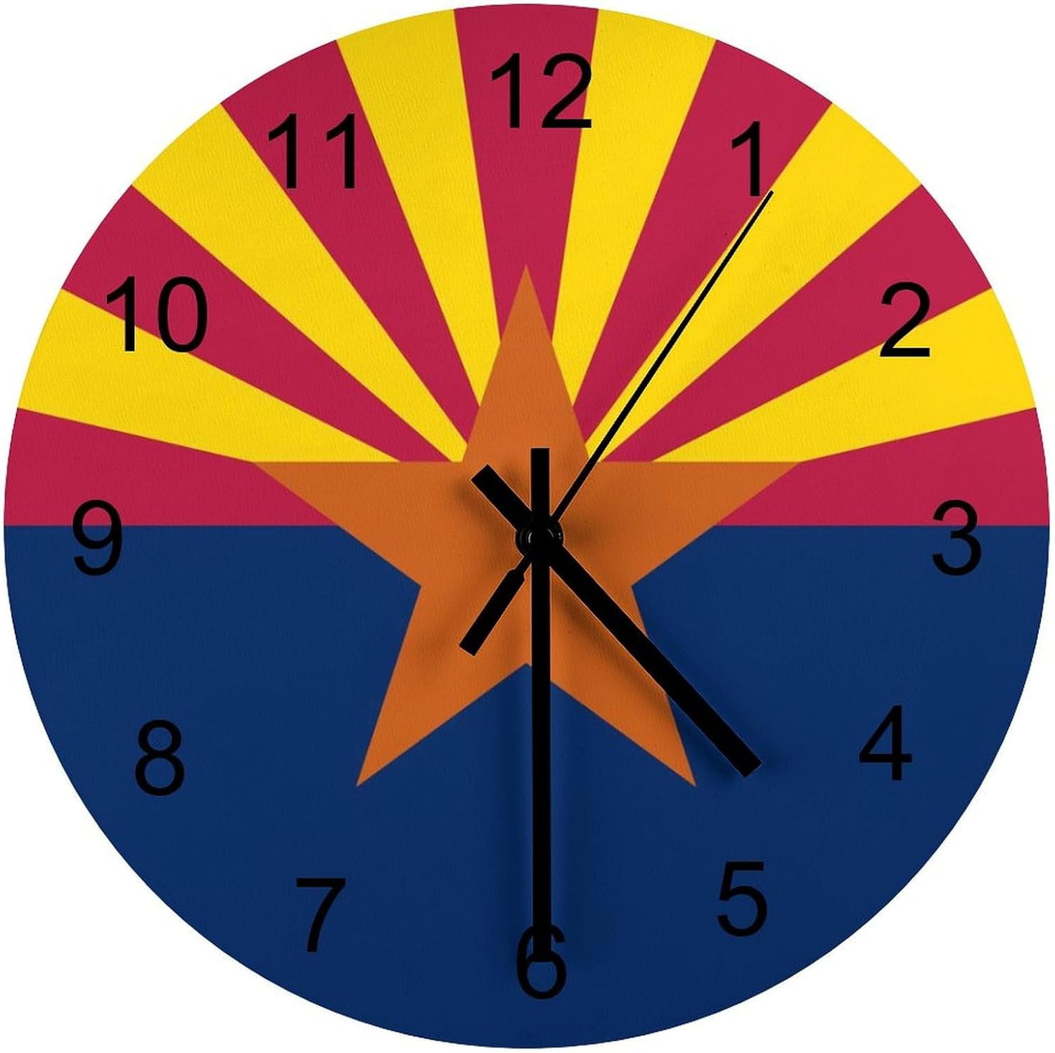 Top-kevin Wooden Clock Elegant Timepiece with Minimalist Design for ...