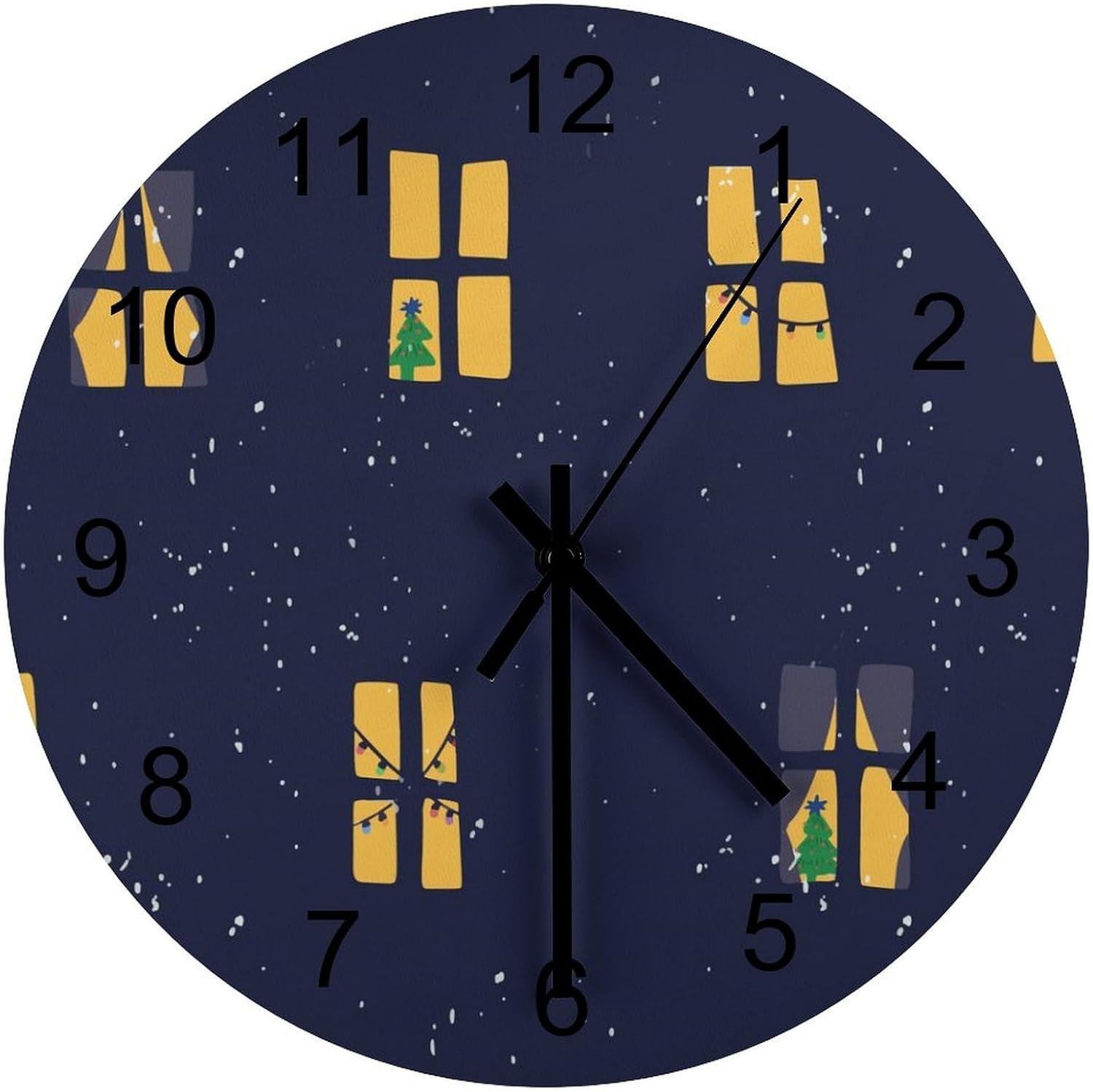 Top-kevin Wooden Clock Elegant Timepiece with Minimalist Design for ...