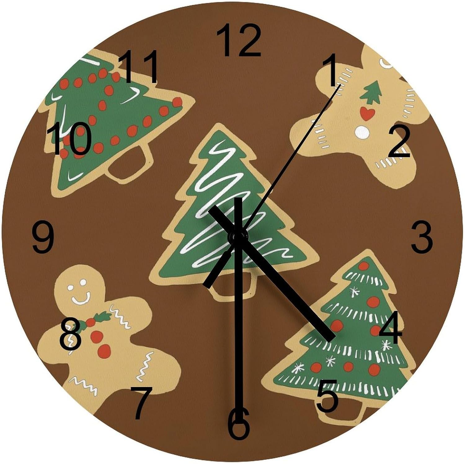 Top-kevin Wooden Clock Elegant Timepiece with Minimalist Design for ...