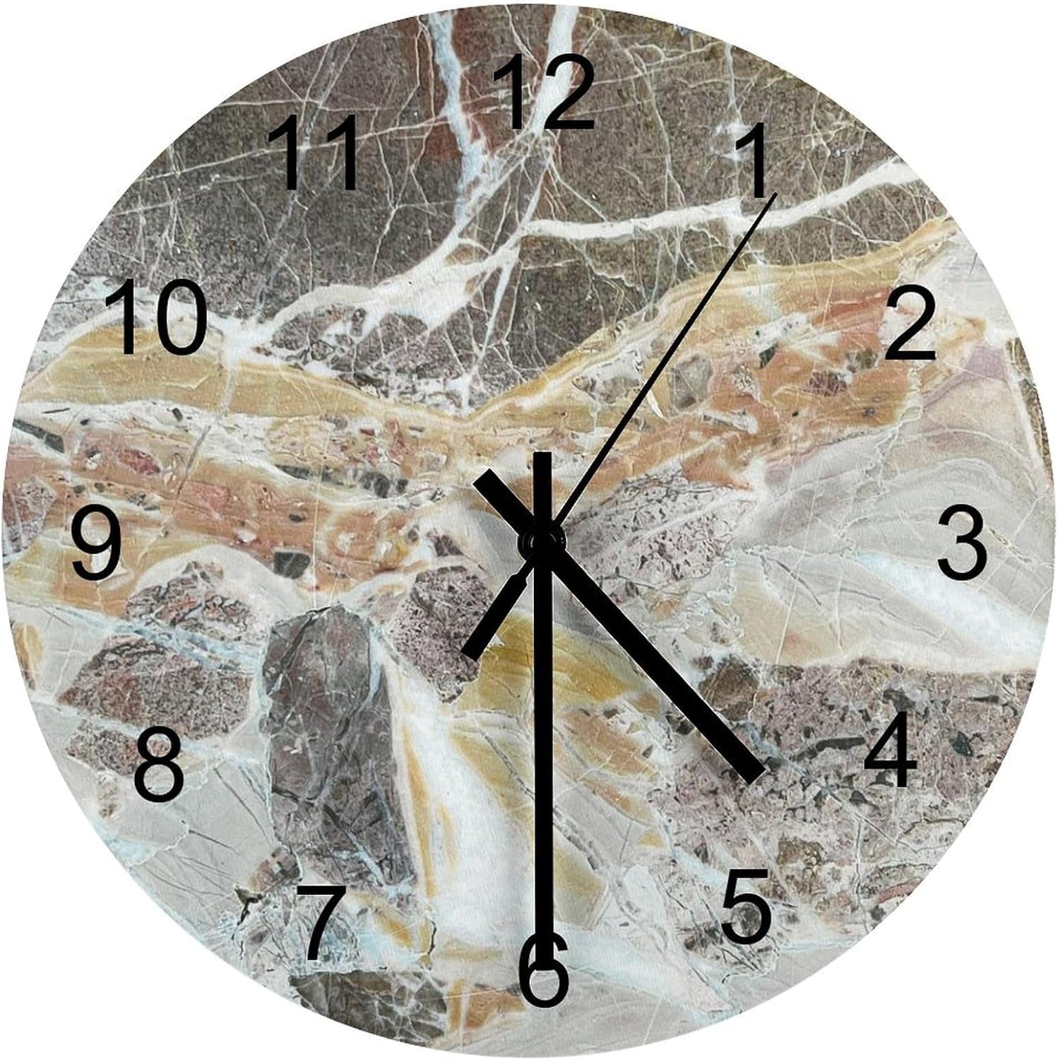 Top-kevin Wooden Clock Elegant Timepiece with Minimalist Design for ...