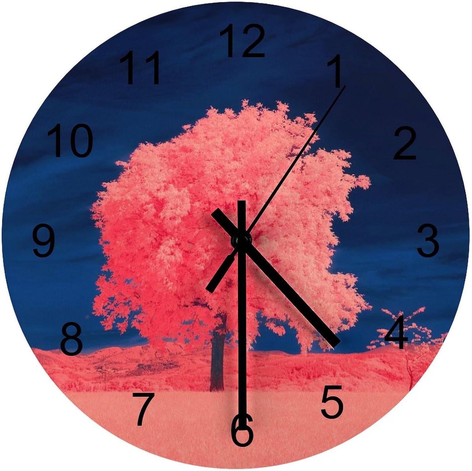 Top-kevin Wooden Clock Elegant Timepiece with Minimalist Design for ...