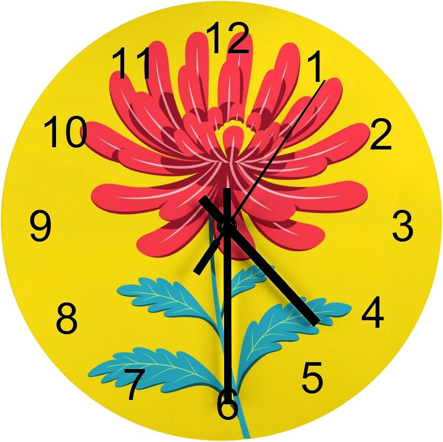 Top-kevin Wooden Clock Elegant Timepiece with Minimalist Design for ...