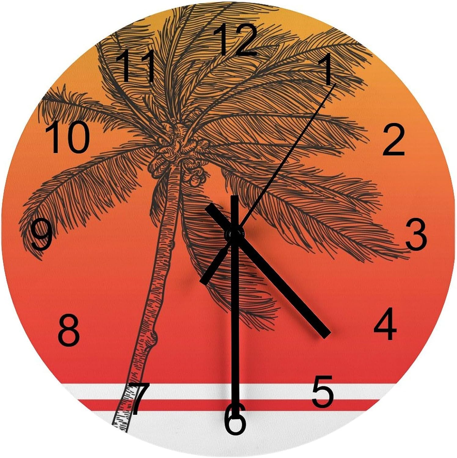 Top-kevin Wooden Clock Elegant Timepiece with Minimalist Design for ...