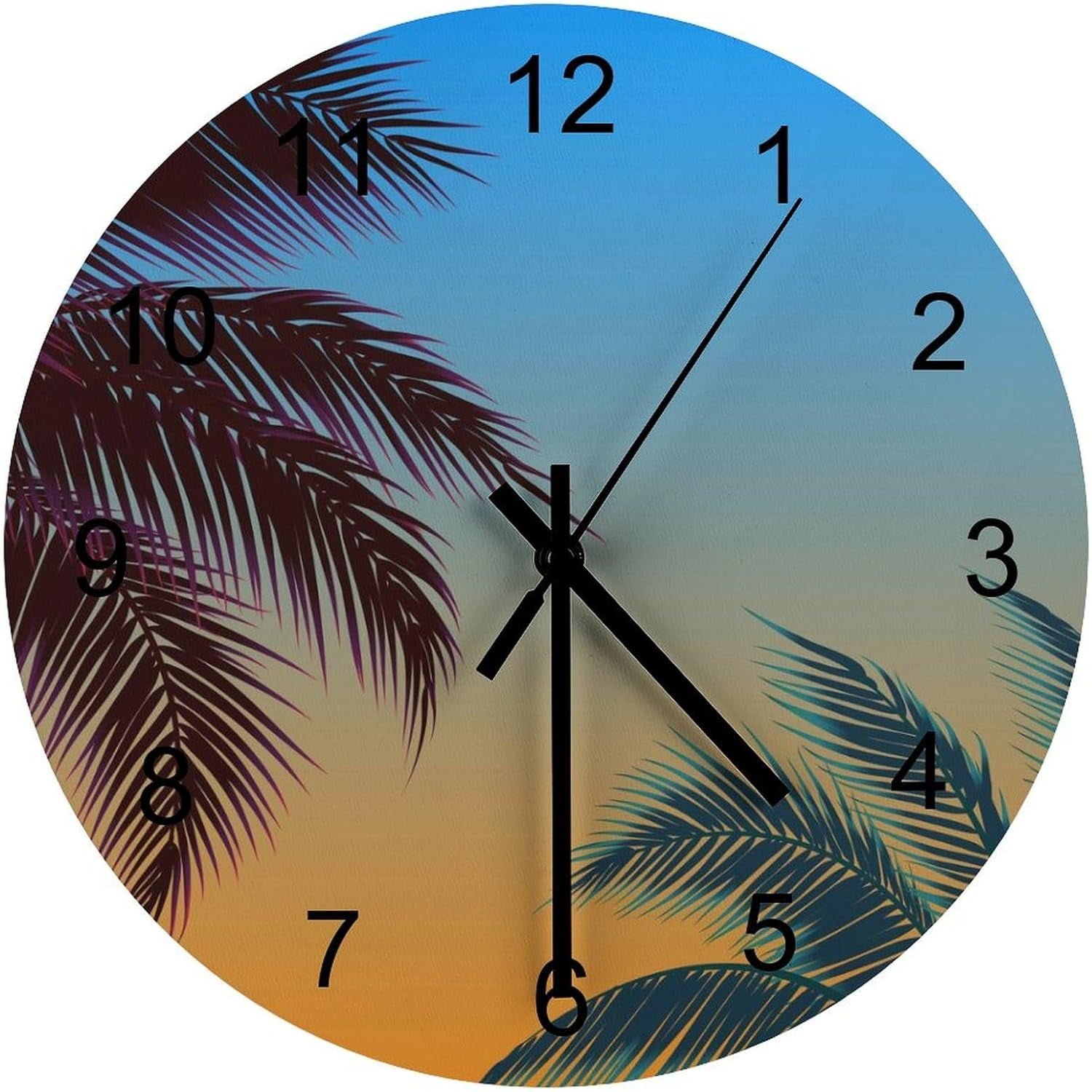Top-kevin Wooden Clock Elegant Timepiece with Minimalist Design for ...