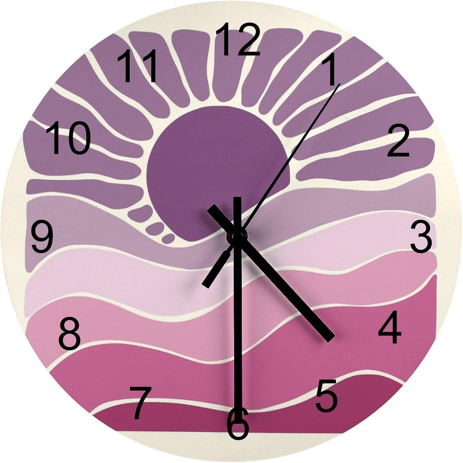 Top-kevin Wooden Clock Elegant Timepiece with Minimalist Design for ...