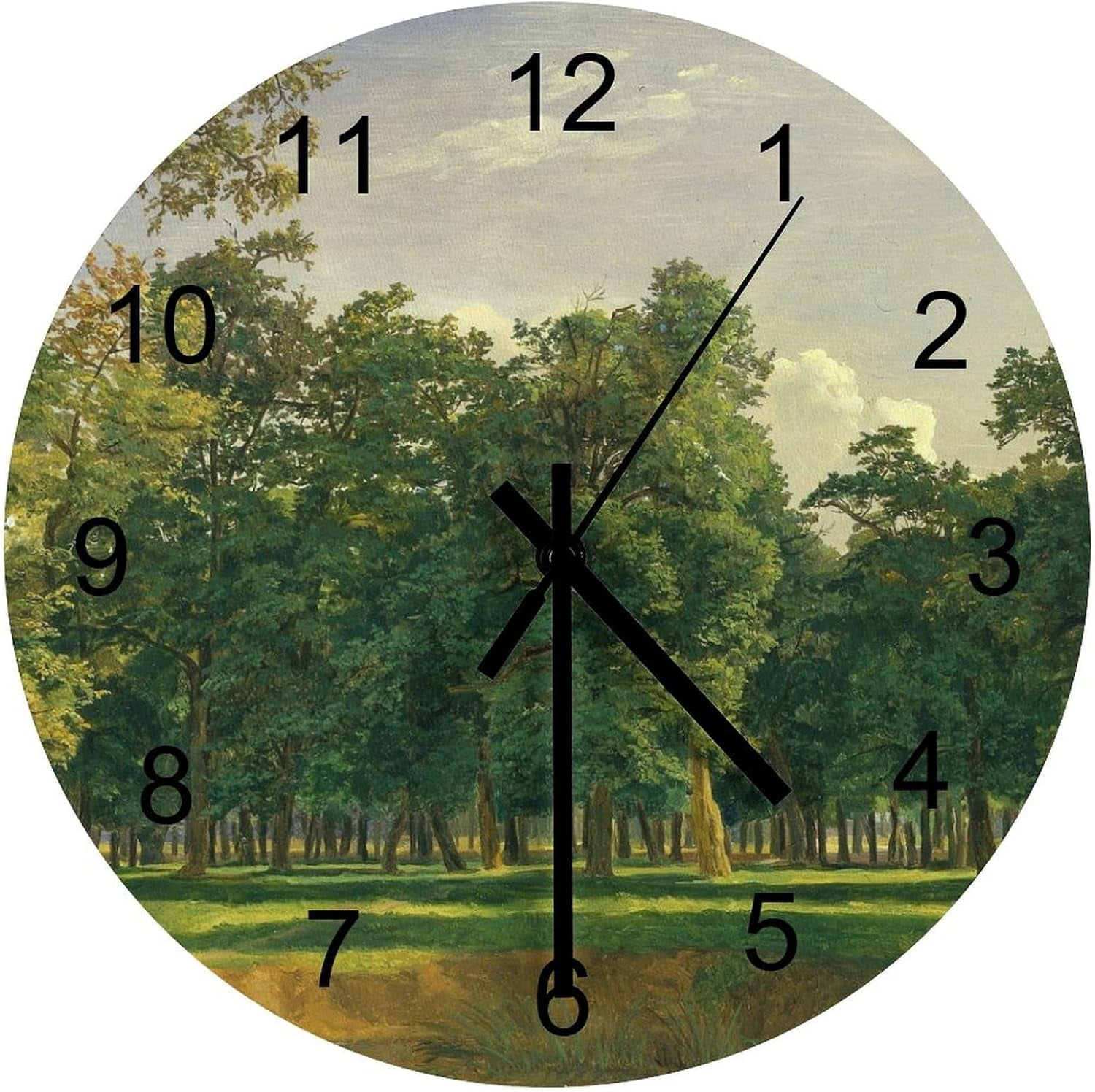 Top-kevin Wooden Clock Elegant Timepiece with Minimalist Design for ...
