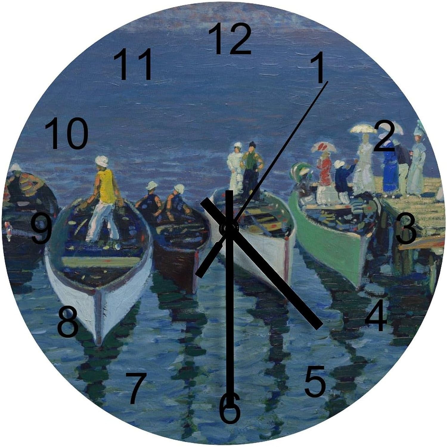 Top-kevin Wooden Clock Elegant Timepiece with Minimalist Design for ...