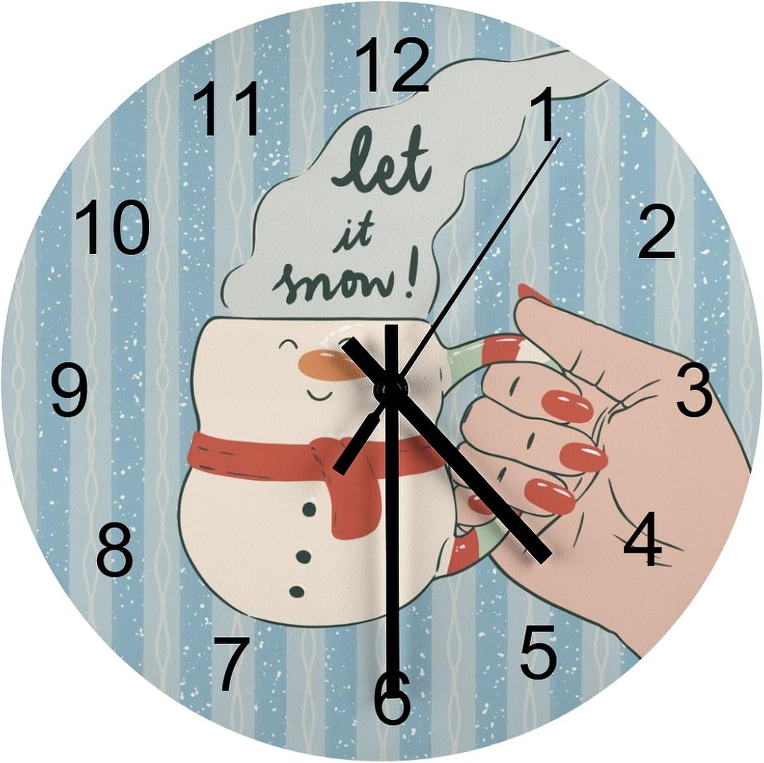 Top-kevin Wooden Clock Elegant Timepiece with Minimalist Design for ...