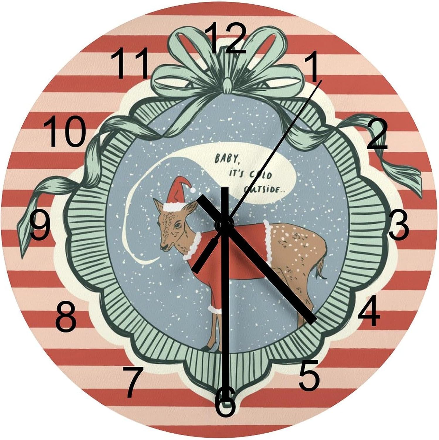 Top-kevin Wooden Clock Elegant Timepiece with Minimalist Design for ...
